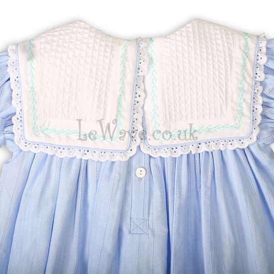 Flower Hand embroidery A-line dress - LD 380